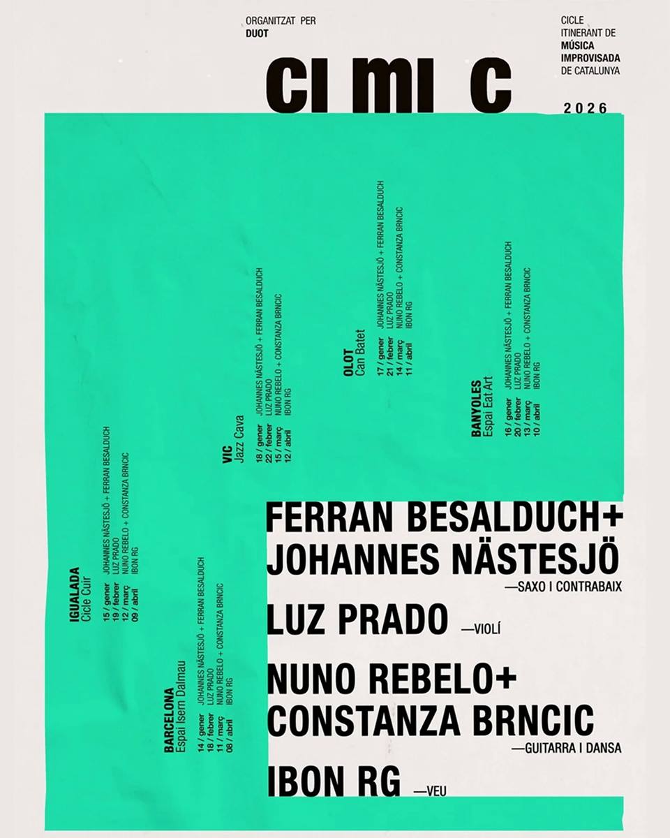 CIMIC 2026 (Catalunya. Del 14 de enero al 12 de abril de 2026 ...